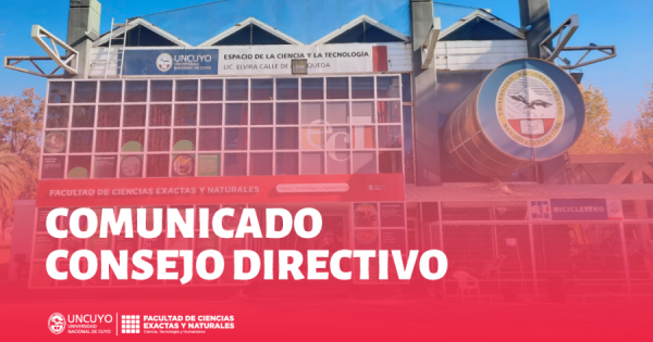 Comunicado del Consejo Directivo de la FCEN sobre el 8 de Marzo - FCEN ...